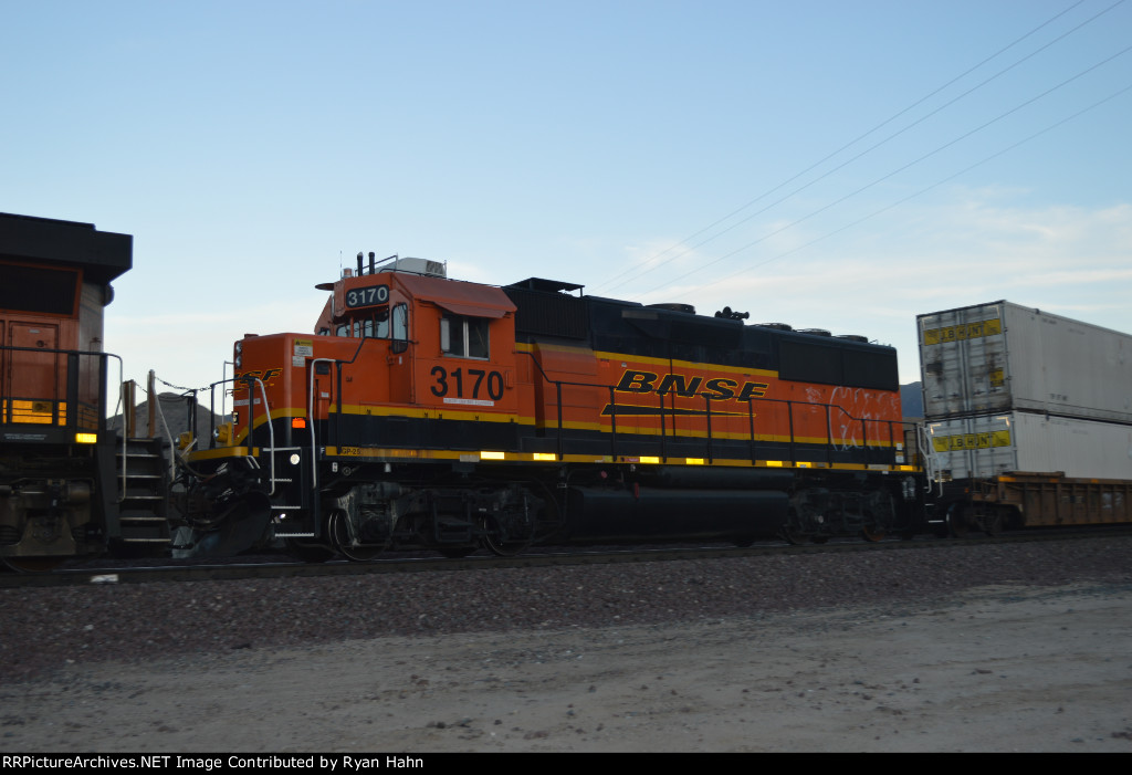 A Rare Rebuilt GP50 on a Stack Train